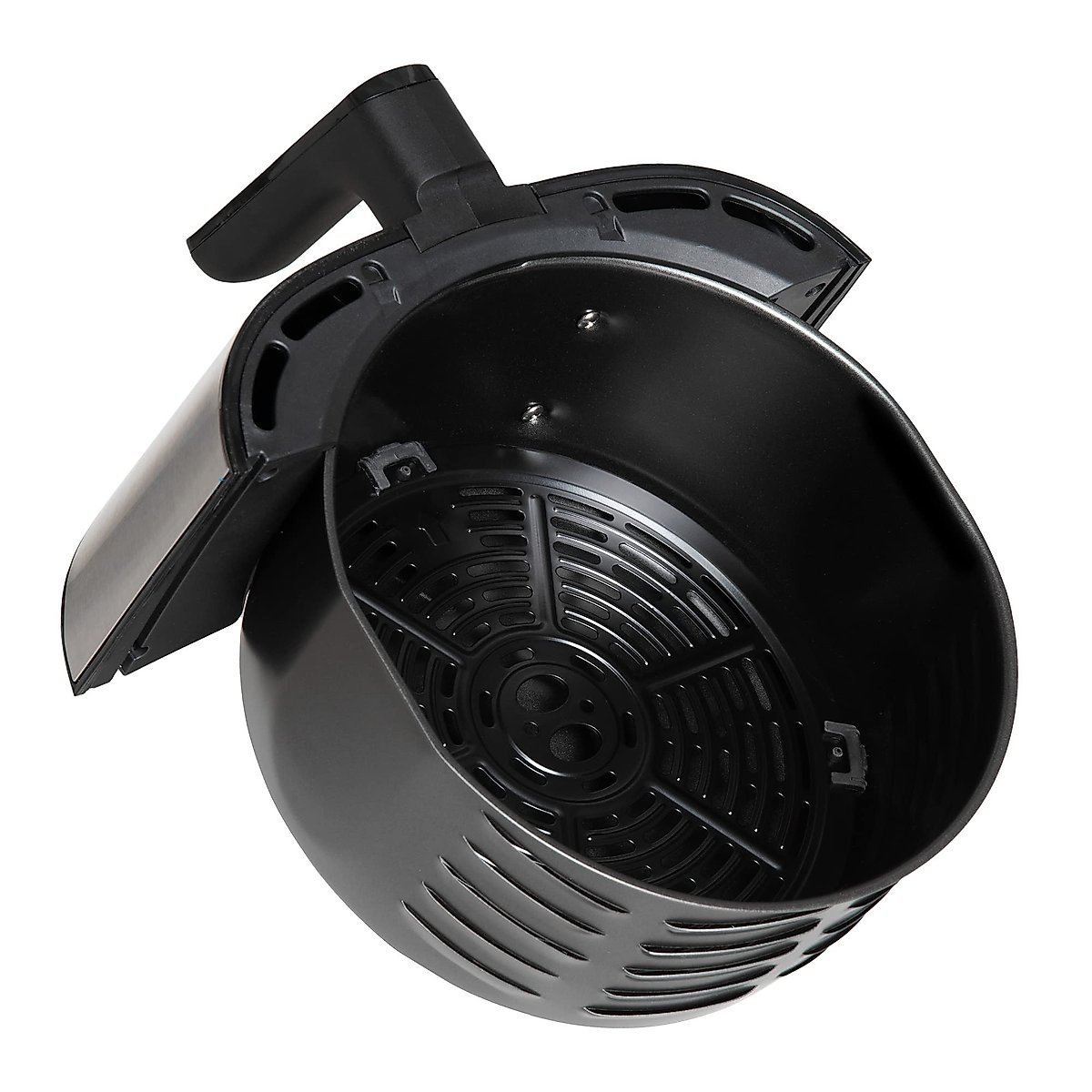 HOMCOM Air Fryer 4.7Qt, 4-in-1 Hot Oven with Air Fry, Roast, Broil, Crisp, Bake Function, Digital Touchscreen, 60-Min Timer, 8 Preset and Nonstick Basket, BPA Free