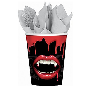 Amscan - Fangtastic Halloween 9 oz. Paper Cups