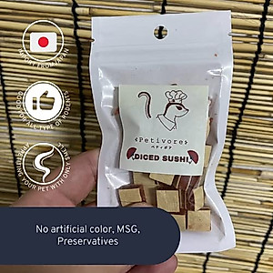 PETIVORE Premium Sushi Steak for Sugar Glider and Small Exotic Pet (Hamster, Squirrel, Chinchillas, Marmoset) Happy Treats, Snacks and Food (30g)