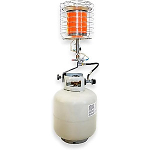 ProCom 360-Degree Tank Top Propane Heater - 42,000 BTU - Model# PCTT360, White