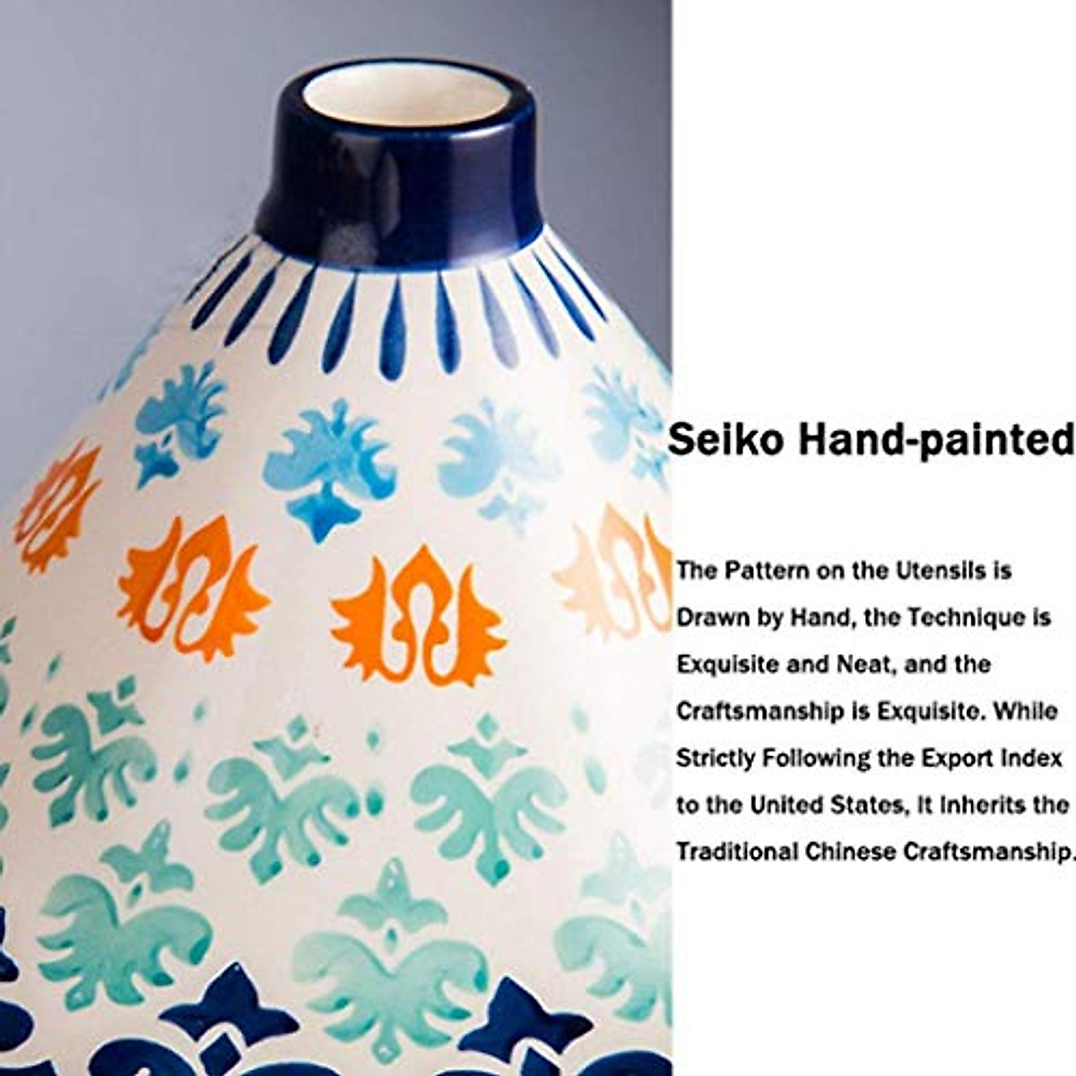 MYYINGBIN Moroccan Tagine Pot Ceramic Micro Pressure Cooker Handmade Underglaze Casserole Suitable for Oven Microwave Dishwasher Disinfection Cabinet