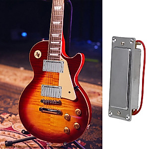 Lovermusic 92x37mm Silver Mini Double Coil Humbucker Electric Guitar Pickup Closed Guitar Accessories