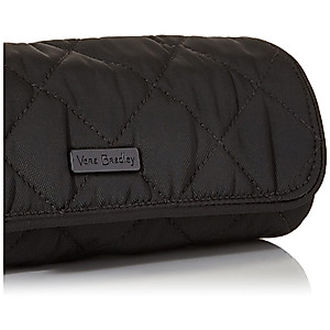 Vera Bradley Women's Performance Twill on a Roll Makeup Brush & Pencil Case, Black, One Size
