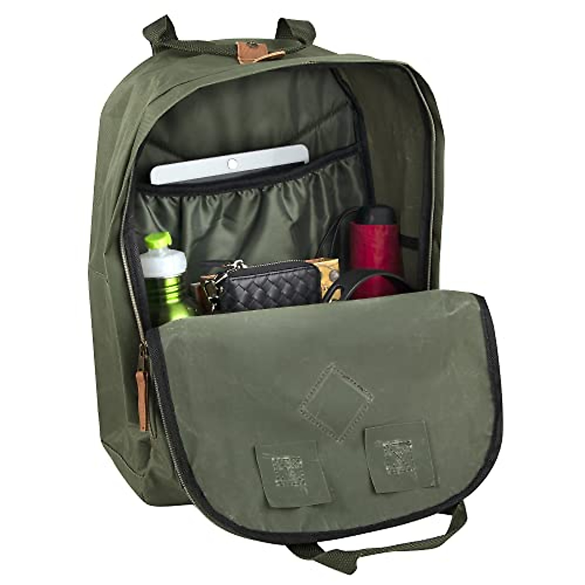 Summit Ridge Laptop Backpack for Women, Men for Travel, School, College Backpack with Padded Back, Adjustable Padded Shoulder Straps (Green)