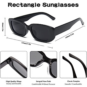 Pibupibu 20 Pack Rectangle Sunglasses Bulk, Retro Rectangle Sunglasses for Women, Fun Y2k Costume Accessories Glasses