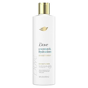 Dove Conditioner Coconut & Hydration for Dry Hair with Bio-Protein Care Technology and Coconut Oil 12 Fl Oz
