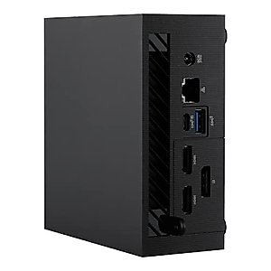 ASUS ExpertCenter PN64 Mini PC System with Intel Core i7-12700H, 16GB DDR5,M.2 PCIE G4 512GB SSD, WiFi 6E, Bluetooth, USB-C, Quad-Display, Windows 11 Pro,Black