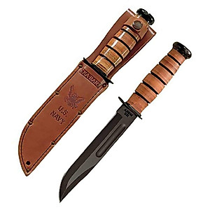 Full-size Brown Leather USN Sheath