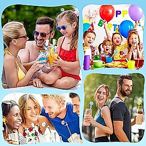 8Pcs 10mm Straw Covers Cap Toppers Compatible with Stanley 30&40 Oz Tumbler with Handle, Reusable Silicone Straw Tips Lids Protectors for Stanley Cups Straws Accessories