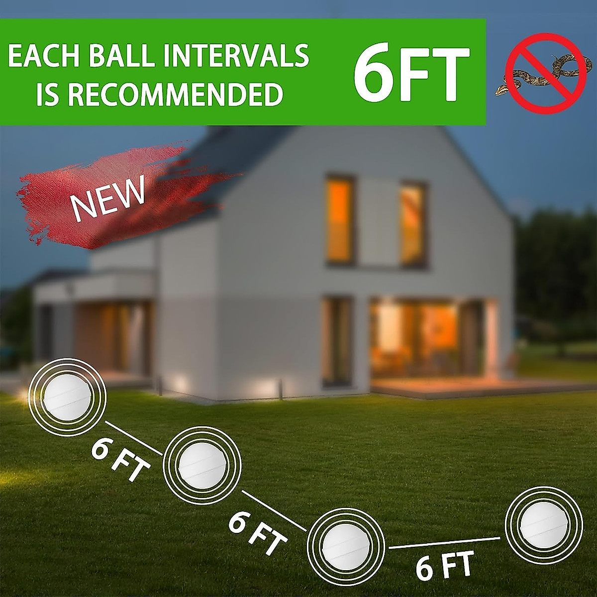 36 Pack Powerful Snake Repellent for Yard, Natural Snake Away Repellent for Indoor Outdoors Lawn Garden Camping, Mouse Repellent, Squirrel Repellent, Rats Repellent