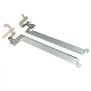 ZAHARA LCD Screen Hinges Right + Left Set Axis Sharft Replacement for Dell Latitude 3400 E3400 057HH 0TM6D1 57HH TM6D1