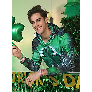 Arvilhill Irish St Patrick's Day Shamrock Funny Green Sweatshirt St Paddys Day Shirt XXL