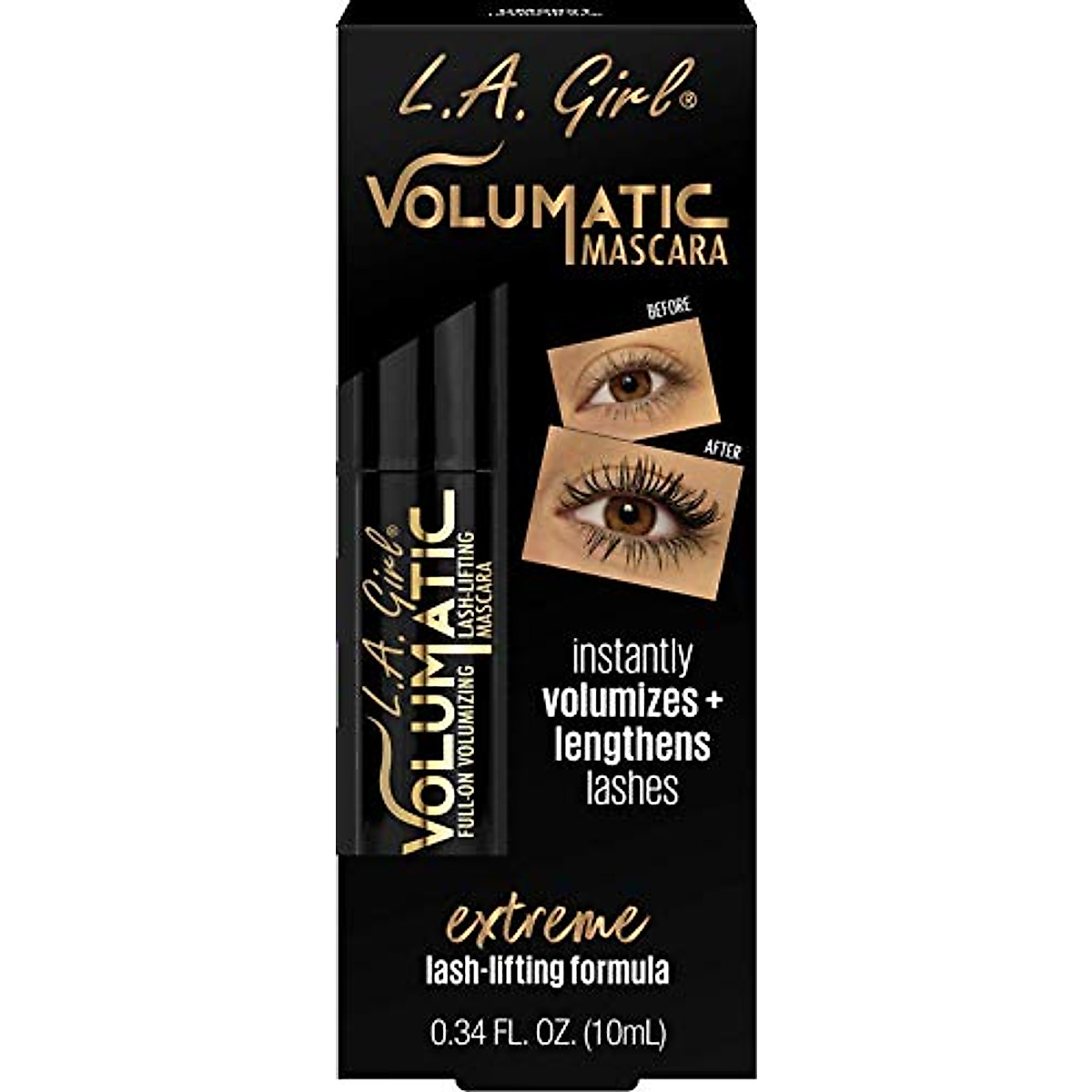 L.A. Girl Volumatic Mascara (Ultra Black) GMS651