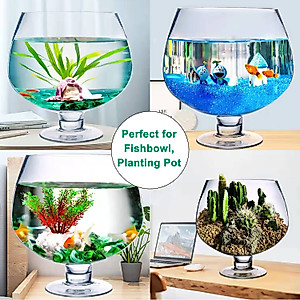 4000ml Super Big Wine Glass Extra-huge Brandy Glass Large Capacity Crystal Glass for Bar Party Wedding Family Dinner (4000ml/135.2oz)