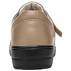 Propét Women's Olivia Oxford Flat, Taupe