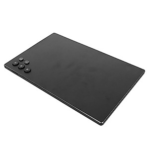 FOLOSAFENAR 10.1in HD Tablet, Dual SIM Dual Standby Octa Core Tablet Aluminum Alloy 4G LTE to Work (Black)