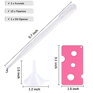 TUZAZO Essential Oils Storage, Essential Oils Carrying case for 30 Bottles 5ml 10ml 15ml, Hard Shell Shockproof, Come with Bottle Opener, Bottle Cap Labels (Black&Purple)