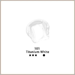 Artecho Professional Acrylic Paint, Titanium White ( 120ml / 4.05oz ) Tubes, Art Craft Paints for Canvas Painting, Rock, Stone, Wood, Fabric, Art Supplies for Professional Artists, Adults, Students, Kids