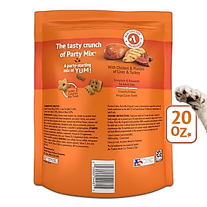 Purina Friskies Cat Treats, Party Mix Original Crunch - 20 oz. Pouch