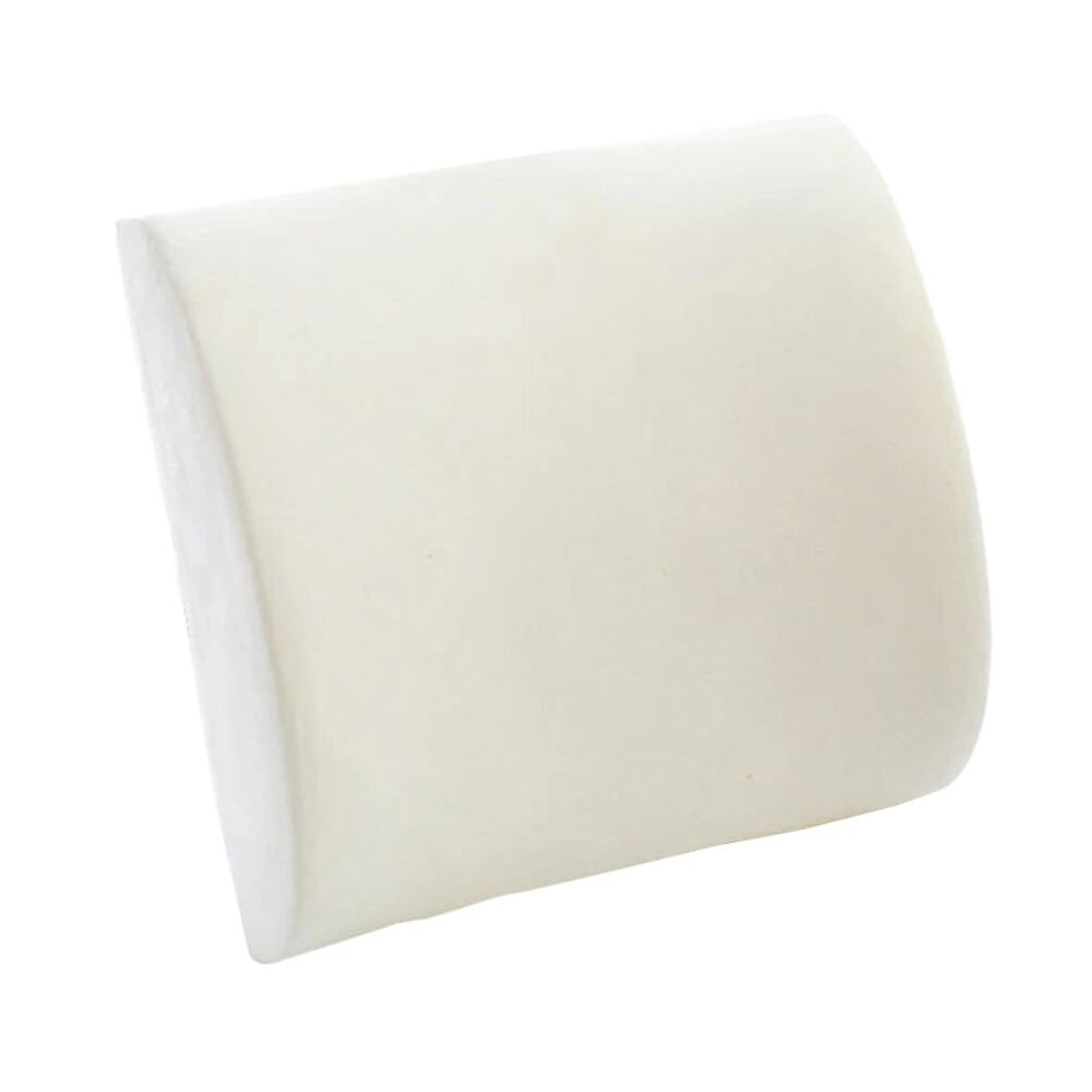 Garneck Ergonomic Pillow Ergonomic Lumbar Support Car Seat Cushion Back Pain Support Back Cushion Seat Back Support Lumbar Support Pillow Chair Pillows Slow Rebound White Travel Memory Pad