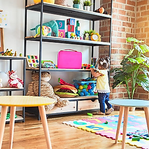 Dolls Organizer Case, Small Toys Collectible Storage for Girls/Boys/Kids, Hold for LOL Surprise Dolls/for Tonies Figures/for Calico Critters/Finger Puppet, Pocket Dolls Playsets Display - Box Only