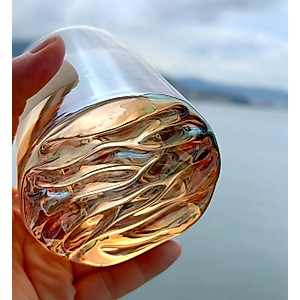 Mothers Day Gifts for Golden Retriever Dog Mom, Golden Retriever Gifts Gold Whiskey Tumbler Water Drinking Glass