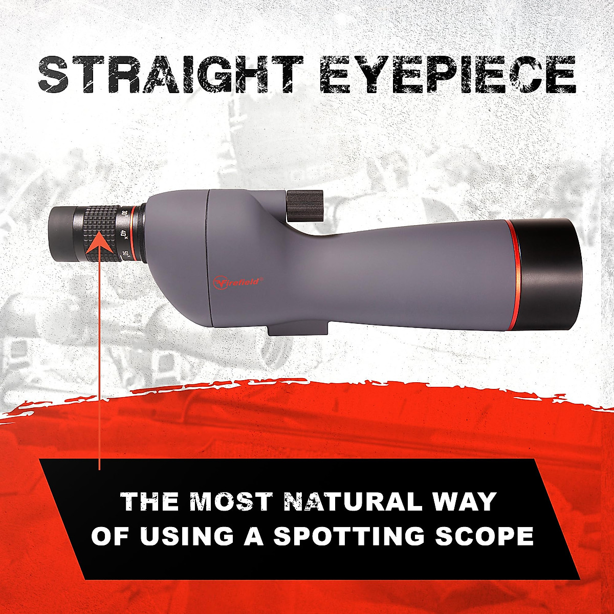Firefield 20-60x60SE Spotting Scope Kit - Gray