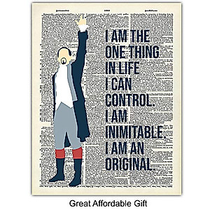 Lin-Manuel Miranda Merch - Alexander Hamilton Musical Merchandise - Motivational Wall Art - Patriotic Gifts - Inspirational Quotes Wall Decor - Office Wall Decor Posters - Broadway Gifts
