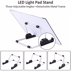 Diamond Painting A4 LED Light Pad Kit, LED Artcraft Tracing Light Table, Tools and Accessories Kit for Full Drill & Partial Drill 5D Diamond Painting
