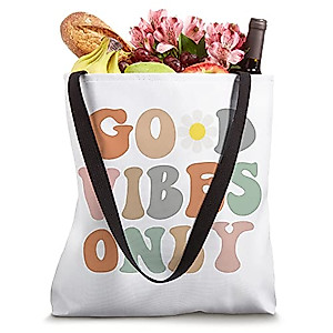 Good Vibes Only Retro with Daisy Tote Bag