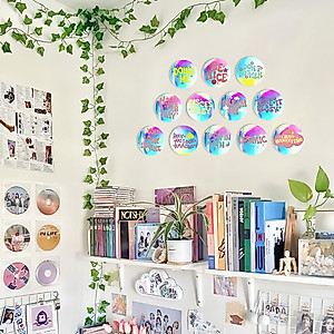 HK Studio Y2K Room Decor - Hologram Disc Teen Room Decor 6" Pack 12