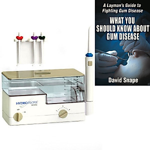 Hydro Floss Oral Irrigator Plus Book Bundled Package - 2 Items