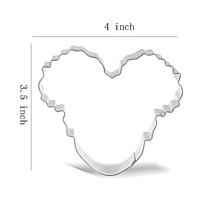 Keewah Girl Face Cookie Cutter Set - 6 Piece - Stainless Steel