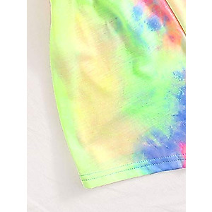 SOLY HUX Girl's Casual Summer Halter Romper Sleeveless Jumpsuit Multicoloured 8Y