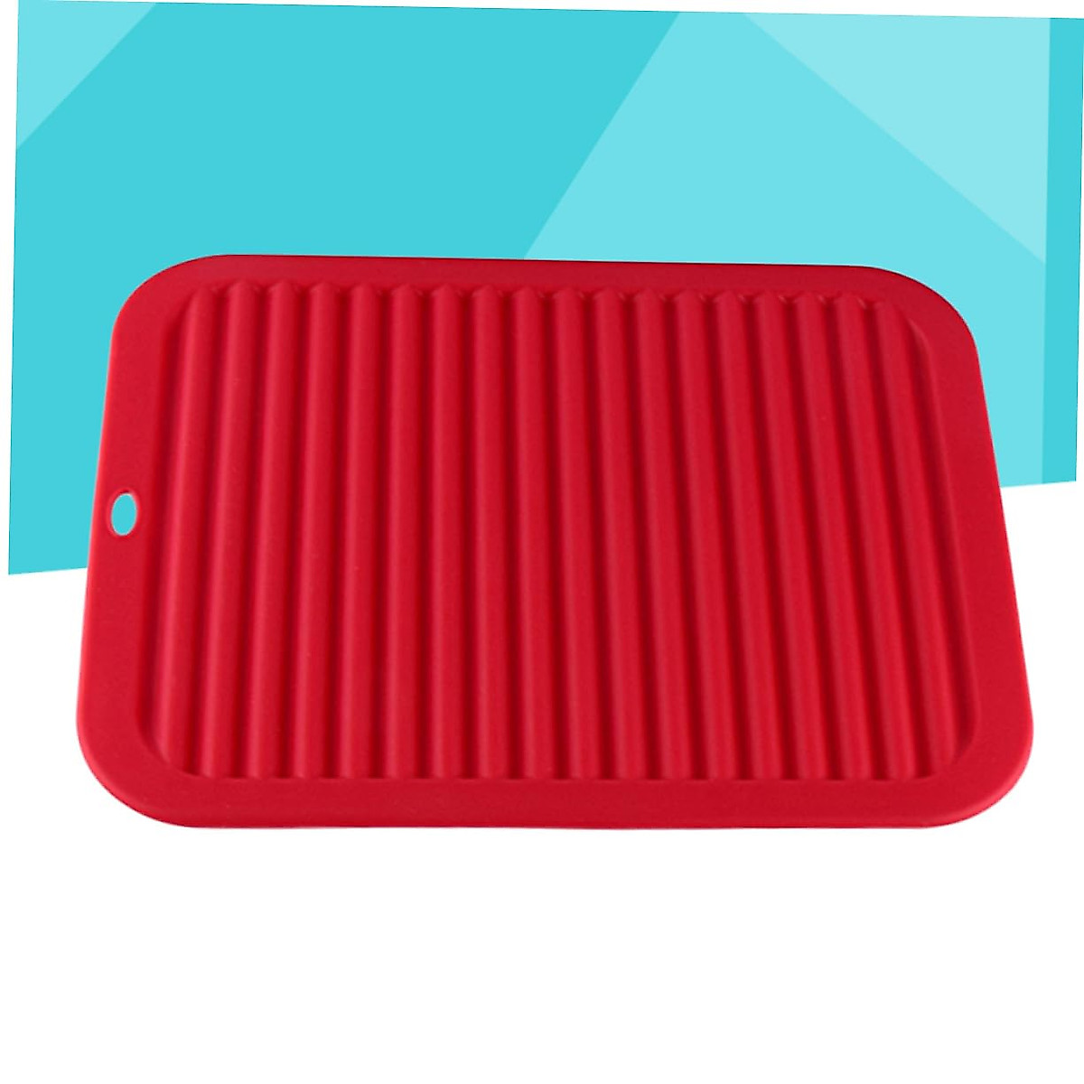OKUMEYR Drain Tray Drying Mat Insulation Pad Silicone Mat Mat Large