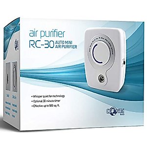 Ozone Generator Air Purifier: Ozone Machine for Home With 30 Minute Timer. Ozone Cleaner For Home, Work and Travel
