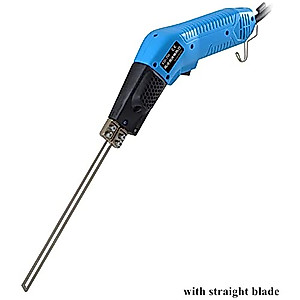 110V Electric Foam Cutter Knife Sponge Peral Foam Cutting Tool Groove Slotting Air-cooling Hot Heat Cutter Kit Blades (Air-cooled cutter)