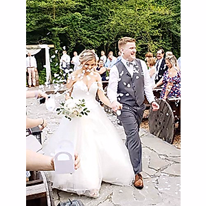 Heart Shaped Biodegradable Wedding Confetti - 10,000 pieces. Product of The USA.