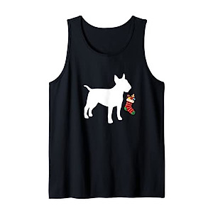 Bull Terrier Christmas Stocking Stuffer Dog Tank Top