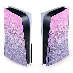 Head Case Designs Officially Licensed Monika Strigel Lavender Pink Art Mix Matte Vinyl Faceplate Sticker Gaming Skin Case Cover Compatible with Sony Playstation 5 PS5 Disc Edition Console