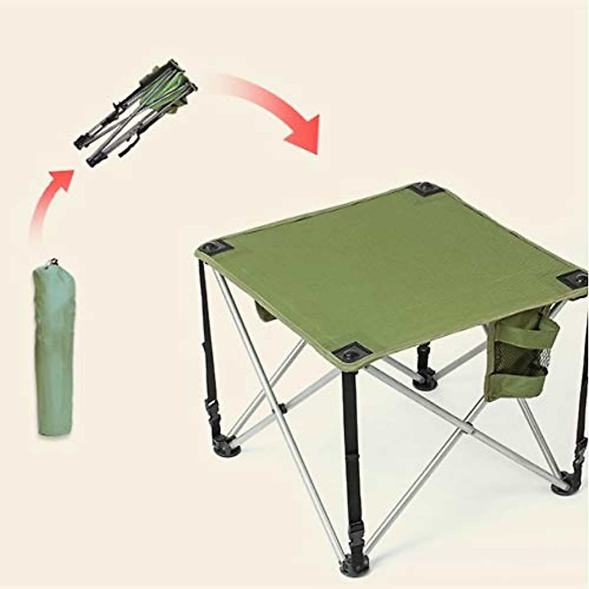 DOUBAO Outdoor Mini Folding Table BBQ Picnic Table Portable Folding Table Chair Casual Table Camping Booth Table Beach Table