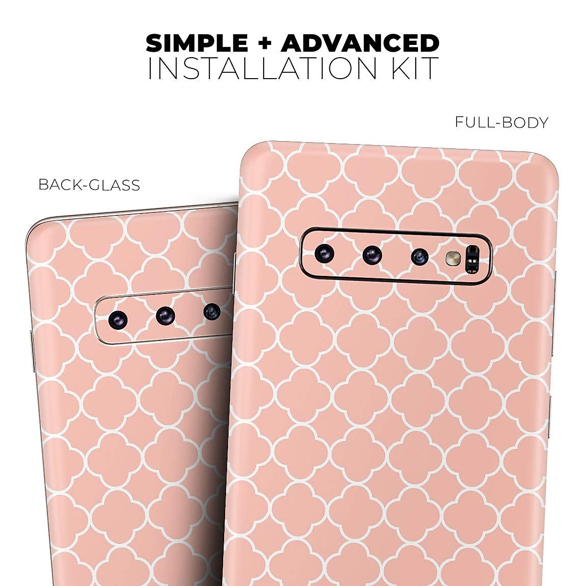 DesignSkinz The Mint Pink Morocan Pattern Protective Vinyl Decal Wrap Skin Cover Compatible with The Samsung Galaxy S20 (Screen Trim & Back Glass Skin)