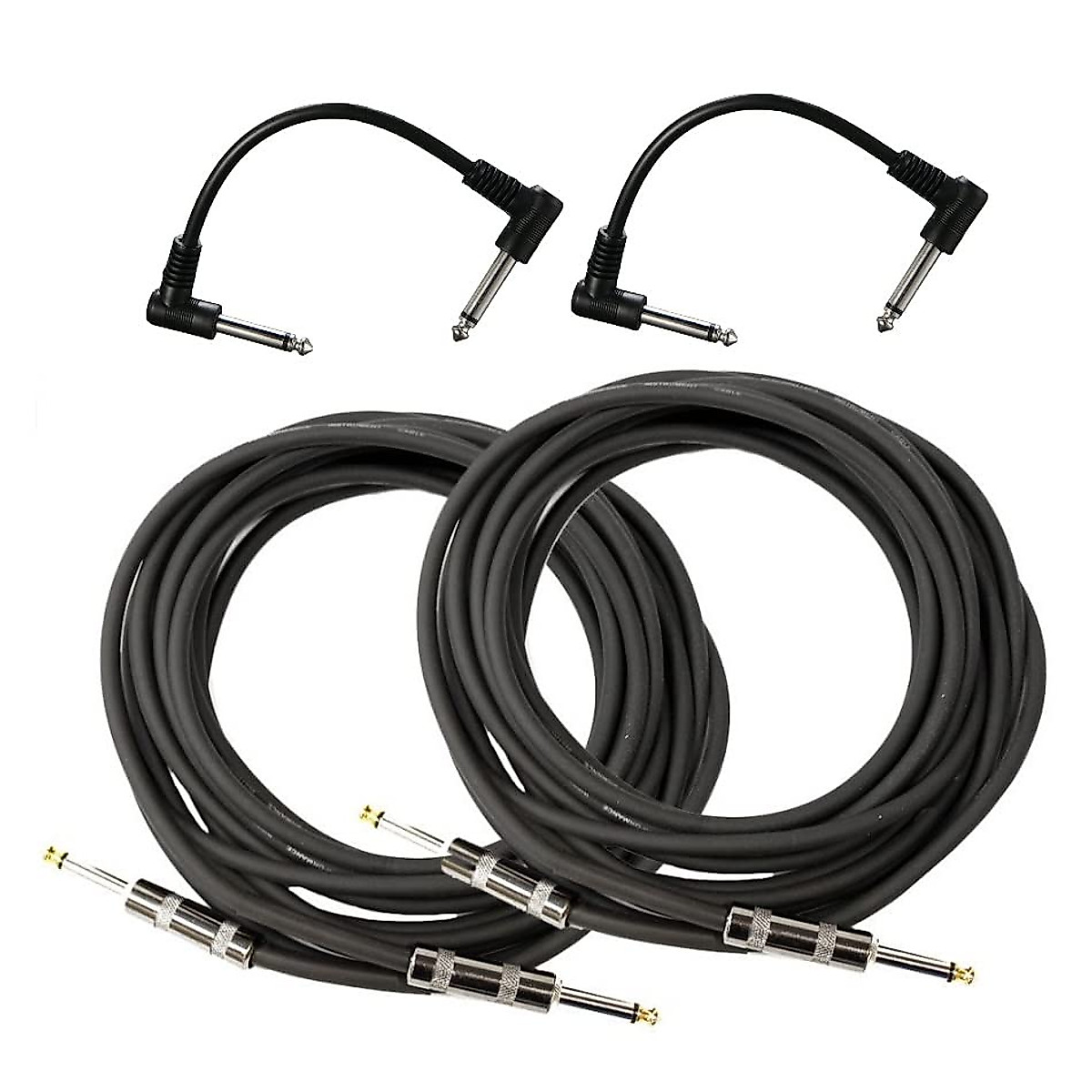 Briskdrop NUX MG-300 Multi Effects Pedal Bundle with 2 Instrument, 2 Patch, 3.5mm Aux Cables & Snark Tuner, Silver