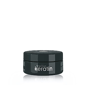 Ecosmetics Brazilian Keratin Deluxe Moisturizing Hair Care Set for Straightening, Smoothing, and Anti-Frizz Treatment - 23.95 Oz