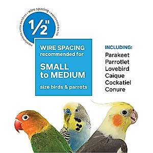 Prevue Hendryx SP31999Y Classic Round Bird Cage, Yellow
