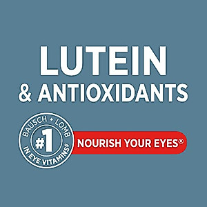 Bausch + Lomb Ocuvite Eye Vitamin and Mineral Supplement with Lutein, 60 Count Bottle