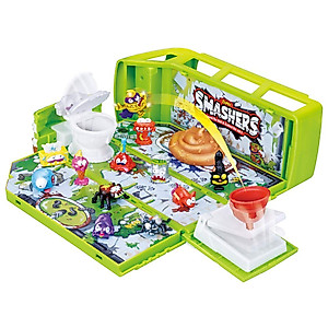 Smashers Sludge Bus Fold-Out Playset with 2 Exclusive Smashers Series 2 Gross by ZURU