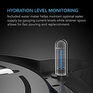 AC Infinity Self-Watering Fabric Pot Base, 4-Pack Auto-Irrigation Water Delivery System with Reservoir Meter, Elevated Plant Saucers for Use in Indoor Grow Tents, Greenhouses, and Outdoor Gardens