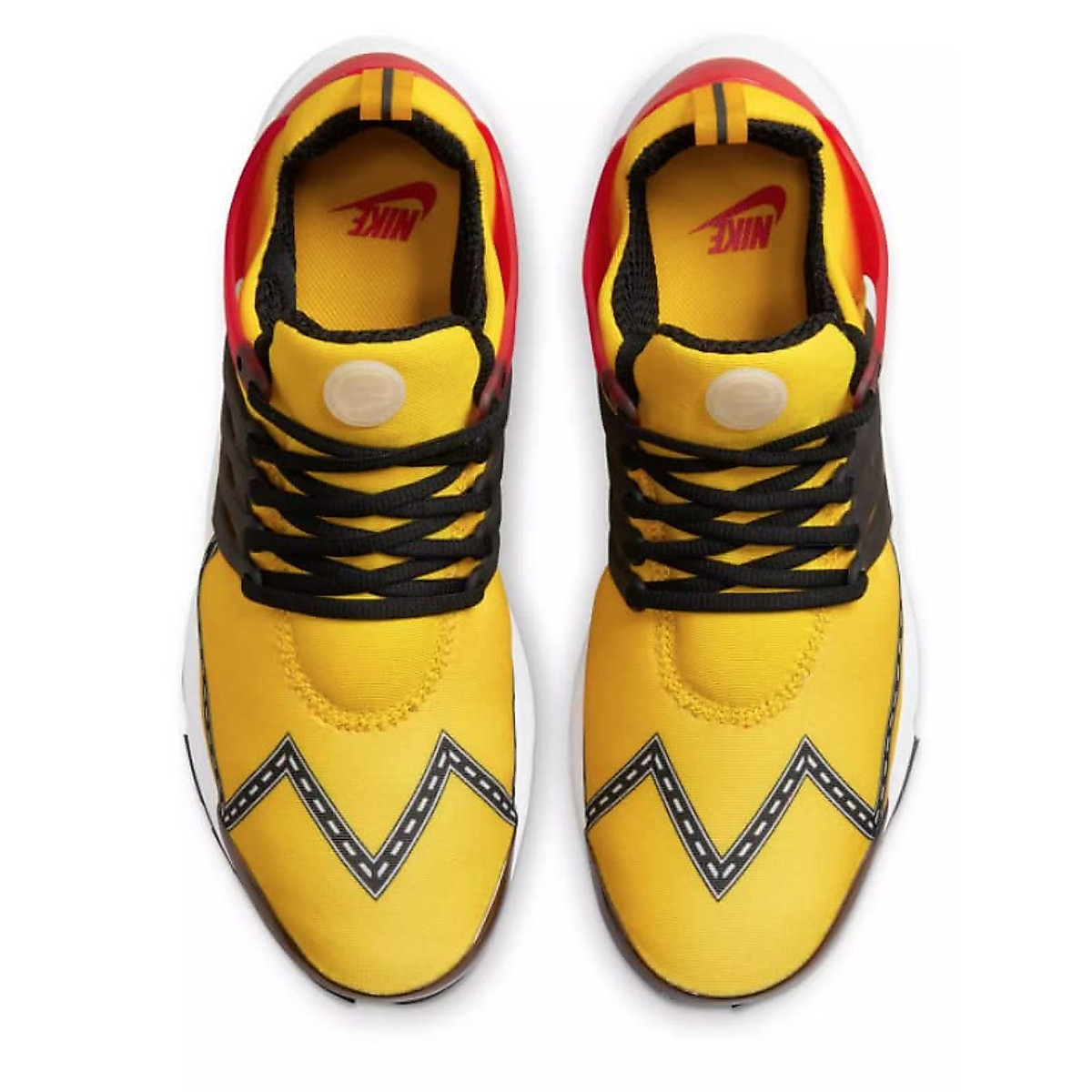 Nike Men's Air Presto Running Shoe, Speed Yellow/University Red/White/Black, 10