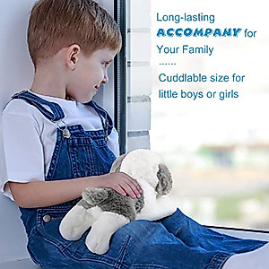 Skylety 7.87 Inches Plush Dog Plush Puppy Dog Stuffed Animal Soft Plush Dog Pillow Toy Fluffy Puppy Set for Girls Kids Dog Theme Party Favor Birthday Baby Room Home Decoration